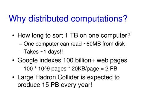 Distributed Computations Mapreducedryad Ppt Download