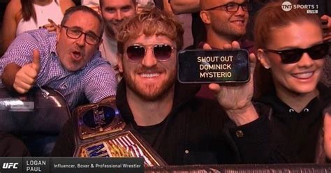 Logan Paul Attends Ufc 295 Shouts Out Dominik Mysterio
