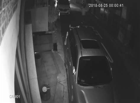 야간 적외선 카메라 실제 화면입니다 쓰레기감시cctv