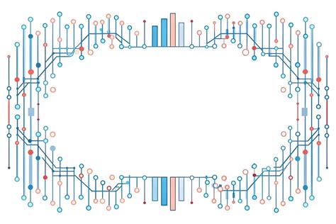 Flat Ai Powered Cloud Computing Vector Concept With Digital Connections And Data Flow Lines