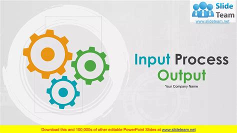 input process output powerpoint presentation slides pdf