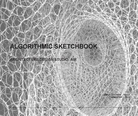 Algorithmic Sketchbook Sketch Book Parametric Design Generative Design