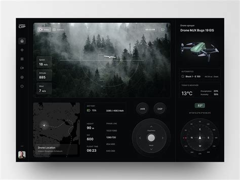 Drone Interface Designs Themes Templates And Downloadable Graphic