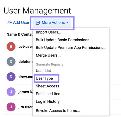 Admin Center Generate A Seat Type Report Smartsheet Learning Center