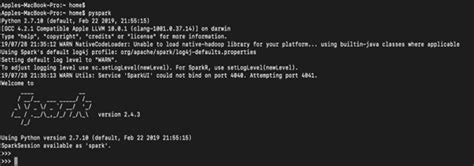 Apache Spark Installation