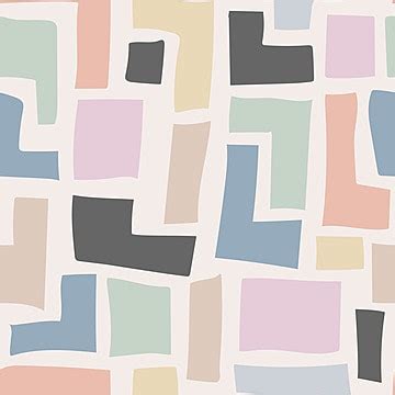 Geometric Shapes Vector Texture In Seamless Pattern Background Vector Abstract Face Mask
