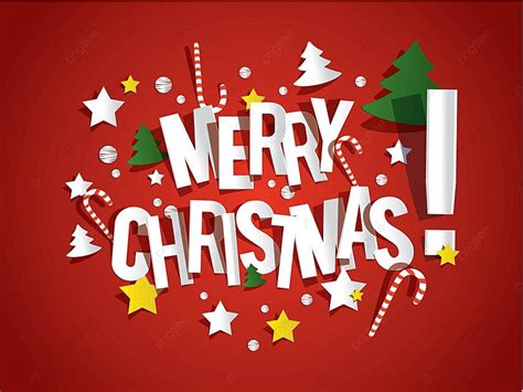 Merry Christmas Card Winter Snow Template Vector Winter Snow