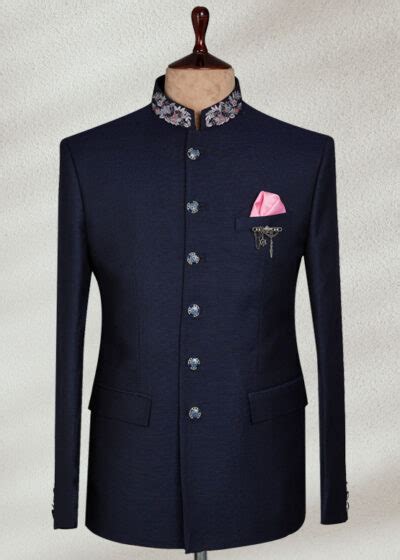 Buy Dark Blue Prince Coat For Men Order Now Shameel Khan