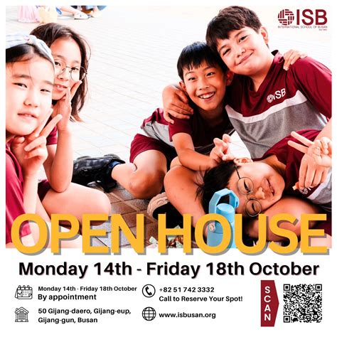Join Us For Isbs Open House From October 14 18 2024 Explore Our