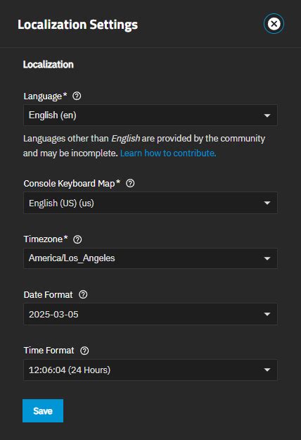 General Settings Screen Truenas Documentation Hub