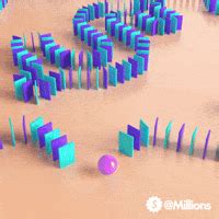 Dominoes Falling Animated Dominoes Falling Animated