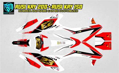 Rusi Kry Rusi Kry Full Body Decals Lazada PH