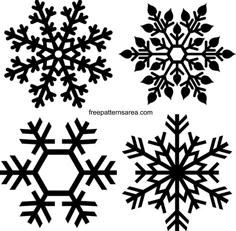 Snowflake Vector Pattern