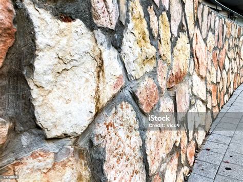 자연 돌 벽의 닫습니다 돌 벽 텍스처 0명에 대한 스톡 사진 및 기타 이미지 0명 갈색 거친 Istock