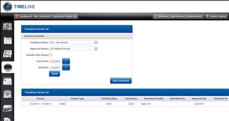 TimeLive Online Timesheet Software