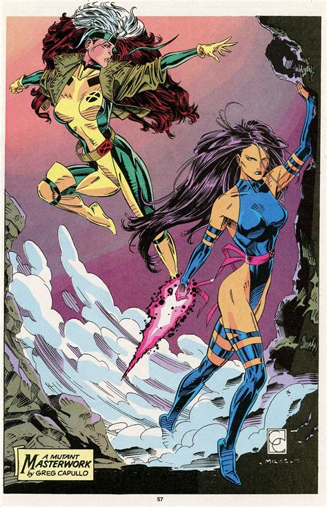 Oh Nonsense Marvel Rogue Comic Book Artwork Psylocke