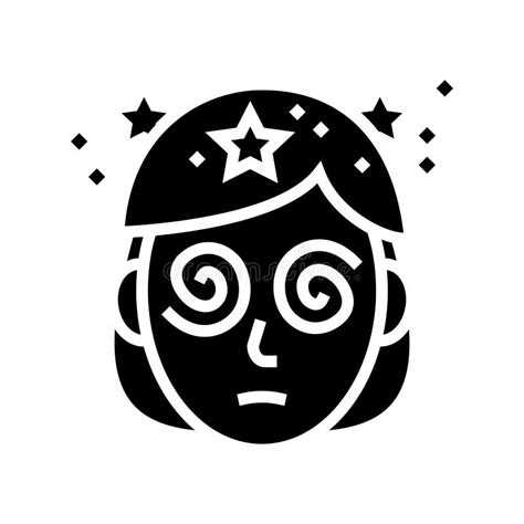 头晕患者字形图标矢量图插图 向量例证 插画 包括有 蜂房 面部 倒回 重建 游泳者 不适 手术 235253285