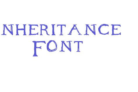 Inheritance Font Font Free Download Now