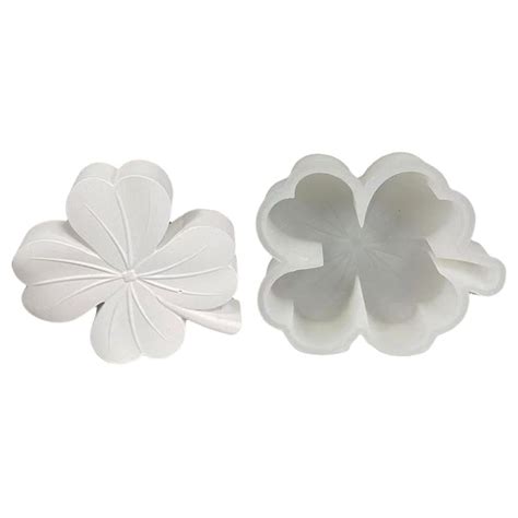 Big Sale Pinkmaug Diy Four Leaf Clover Candle Silicone Mold Handmade