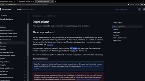 Using If Expression In Jobs Kodekloud Notes Using If Expression In Jobs Kodekloud Notes