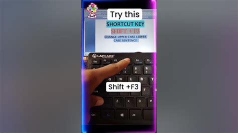 Upper Case Lower Case Shortcut Keys Windows Computer Computerknowledge Trending Shorts