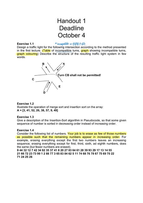 Handout 1 Ansoonho Algorithm Analysis Studocu