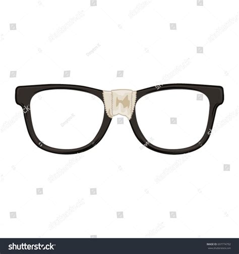 Nerd Glasses Frames Clipart