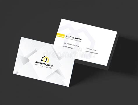 Architecture Business Card Stock Vector Illustration Of Modern