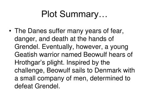 ppt beowulf powerpoint presentation free download id 2125708
