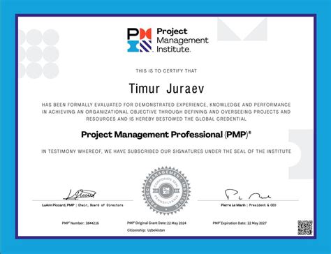 Timur Juraev On Linkedin Pmp Projectmanagement Agile Achievement