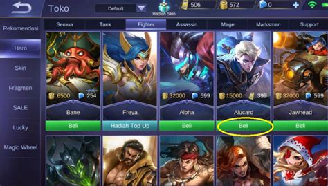 Cara Membeli Hero Di Mobile Legends Menggunakan Tiket Inwepo