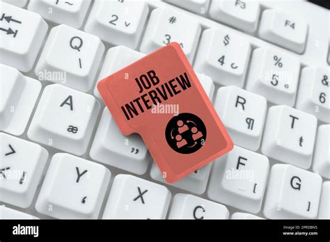 Conceptual Display Job Interview Business Overview Assessment