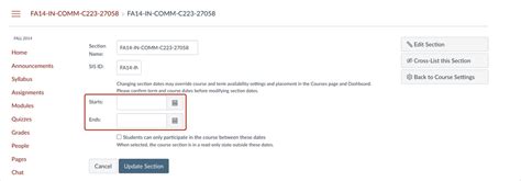What Is The Section Sync Improvement And How Does Instructure