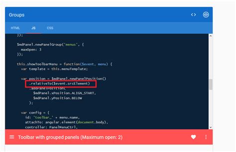 Panel Relativetoeventsrcelement Does Not Work · Issue 10743