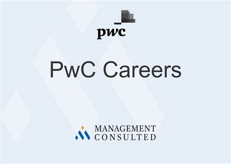PwC Careers Consulting Prep Experts Management Consulted