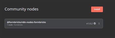 Community Node Successfully Installed Appears To Mount The First Flow But When Updating The