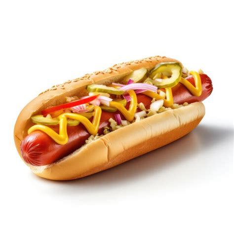 Premium Photo Classic New York Style Hot Dog