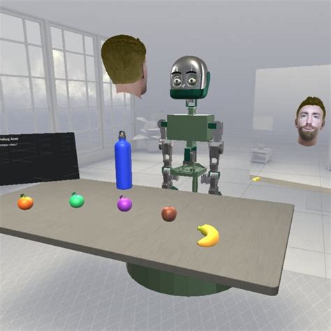 Social Robot In Vr Simulated Environment Download Scientific Diagram