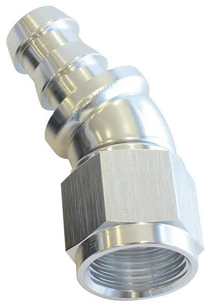 Aeroflow 510 Series Full Flow Tight Radius Push Lock 30° Hose End 10an
