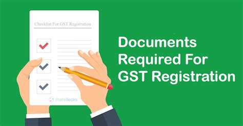 List Of Documents Required For GST Rgistration Updated 2020