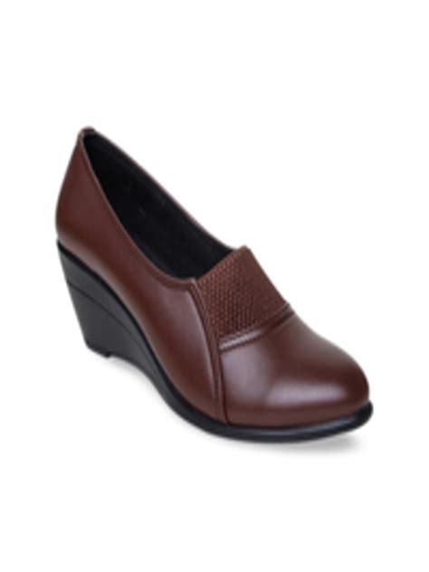 Buy Valiosaa Women Brown Solid Pumps Heels For Women 12550926 Myntra