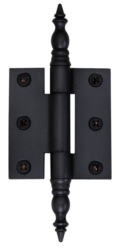 Hinges Collection Solid Brass Finial Tip Offset Mortise Hinge In