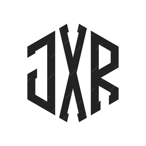 Premium Vector Jxr Logo Design Initial Letter Jxr Monogram Logo Using