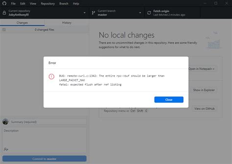 Github Desktop Will Not Fetchpush But Git From Command Line Works
