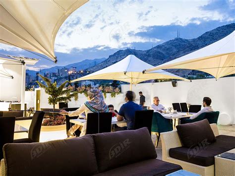 Tensile Structures For Restaurant Open Air Food Court Canopies