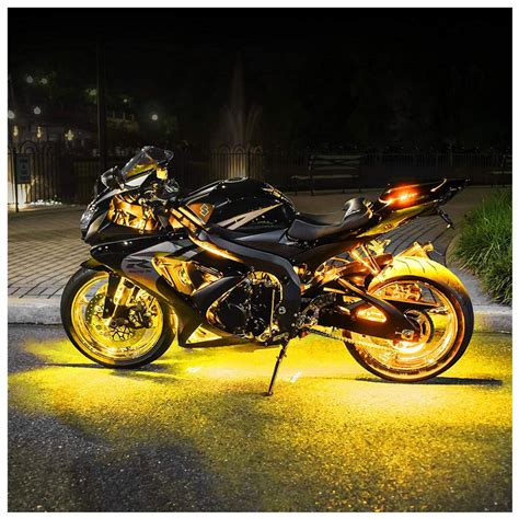 Xkglow 8 Pods 2 Strips Xkglow Led Accent Motorcycle Light Kit