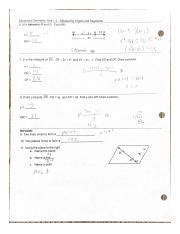 Advanced Geometry Unit 1 2 Measuring Angles And Segments Pdf E Acatm A A A SRR A 4 Ak