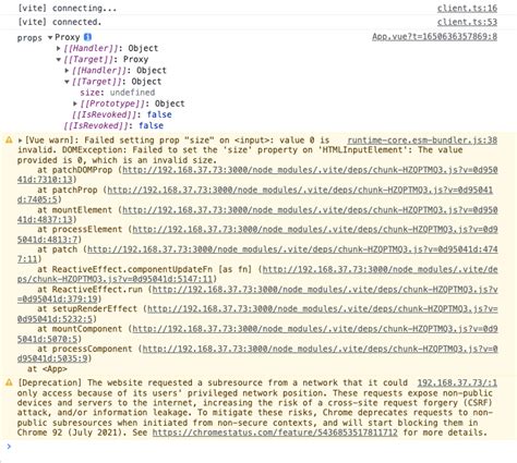 In The Development Environment A Warning Will Be Output When Some