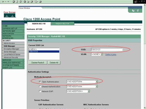 Basic Wireless LAN Connection Configuration Example Cisco