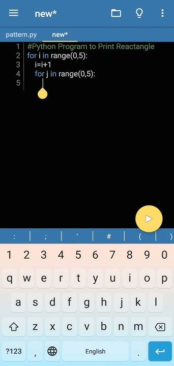 Python Program To Print Star Rectangular Pattern Python3 Shorts Viral Python Programming